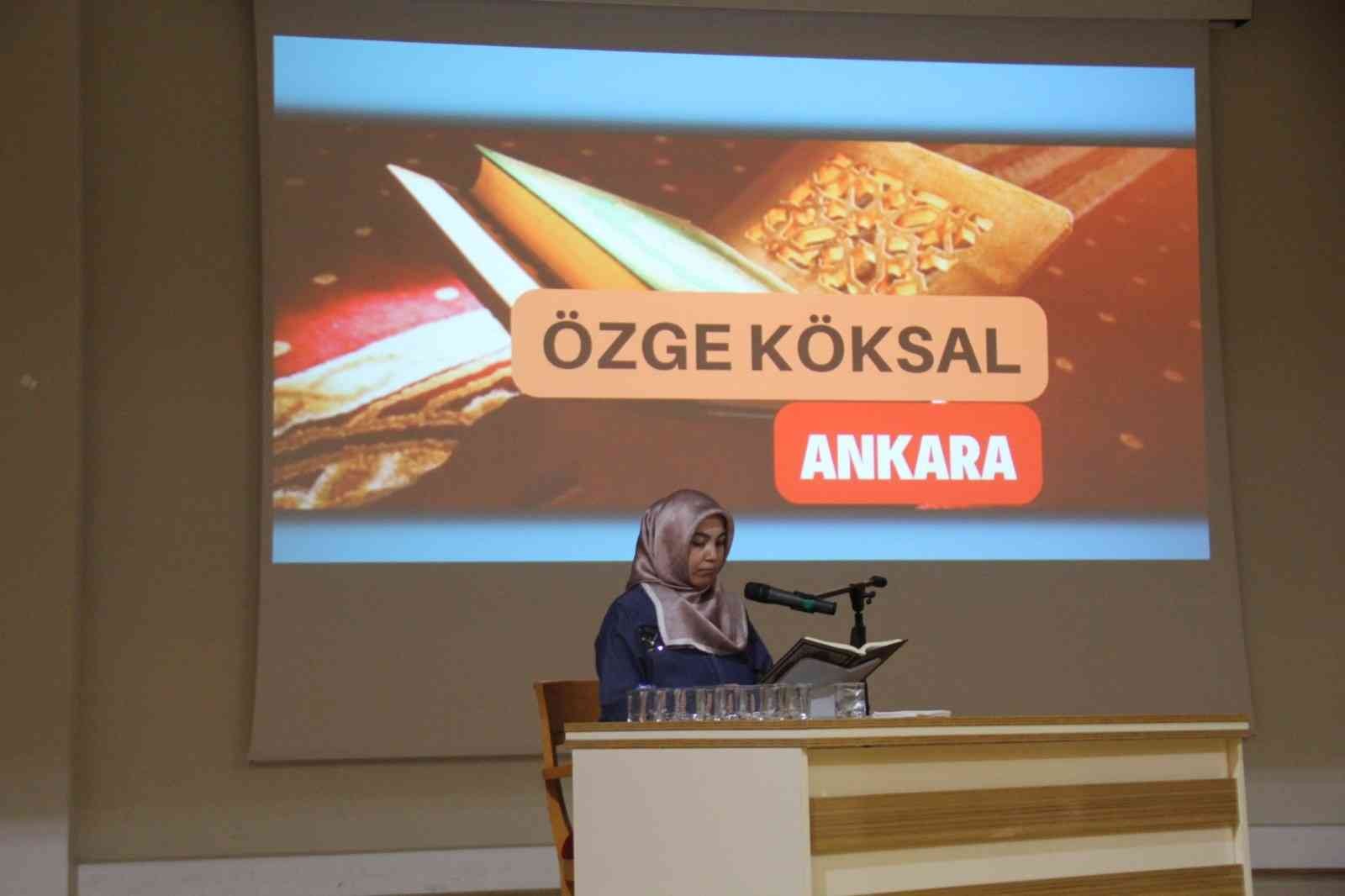 Kadın Din Görevlileri arası Kur’an-ı Kerimi Güzel Okuma yarışmasının ...