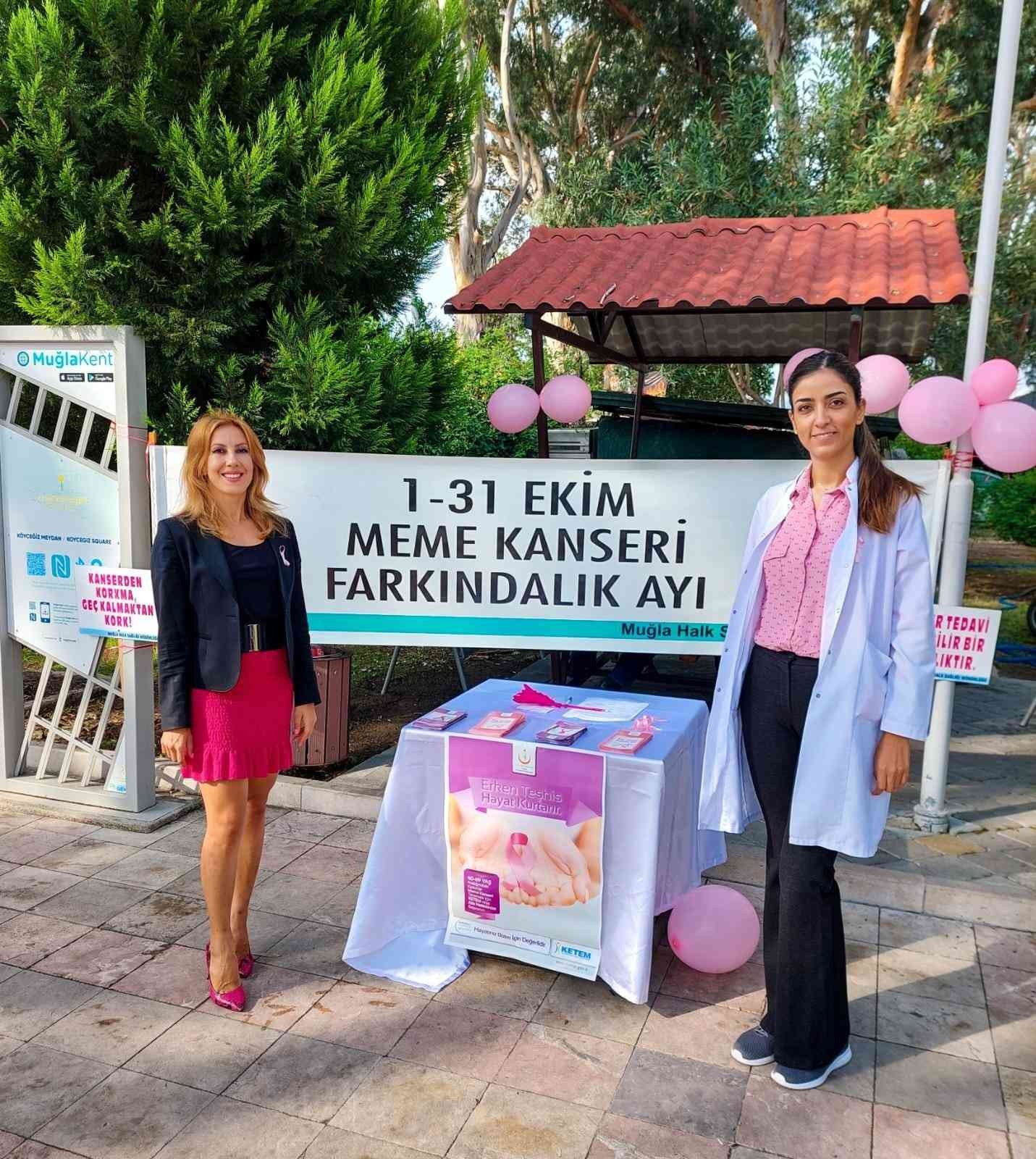 Köyceğiz’de meme kanserine dikkat çekildi - Bodrum Kapak Haber - Bodrum ...