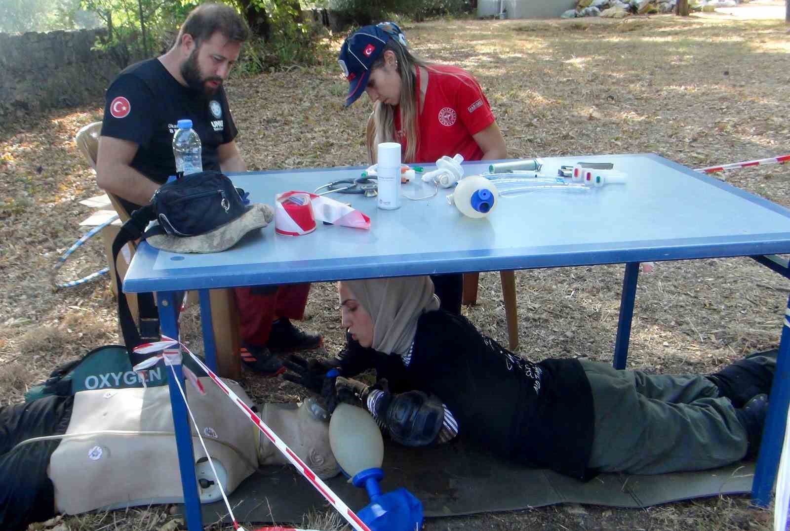 UMKE gönüllülerine komando eğitimi - Bodrum Kapak Haber - Bodrum Haberleri